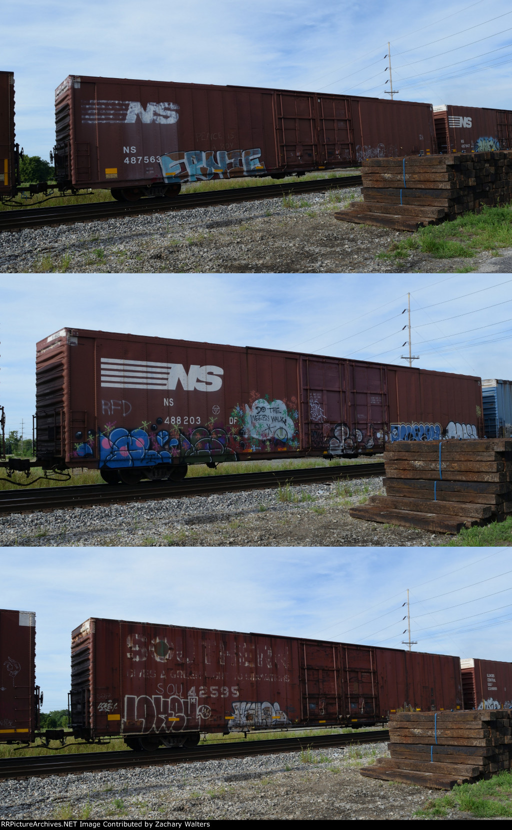 NS SOU Boxcars